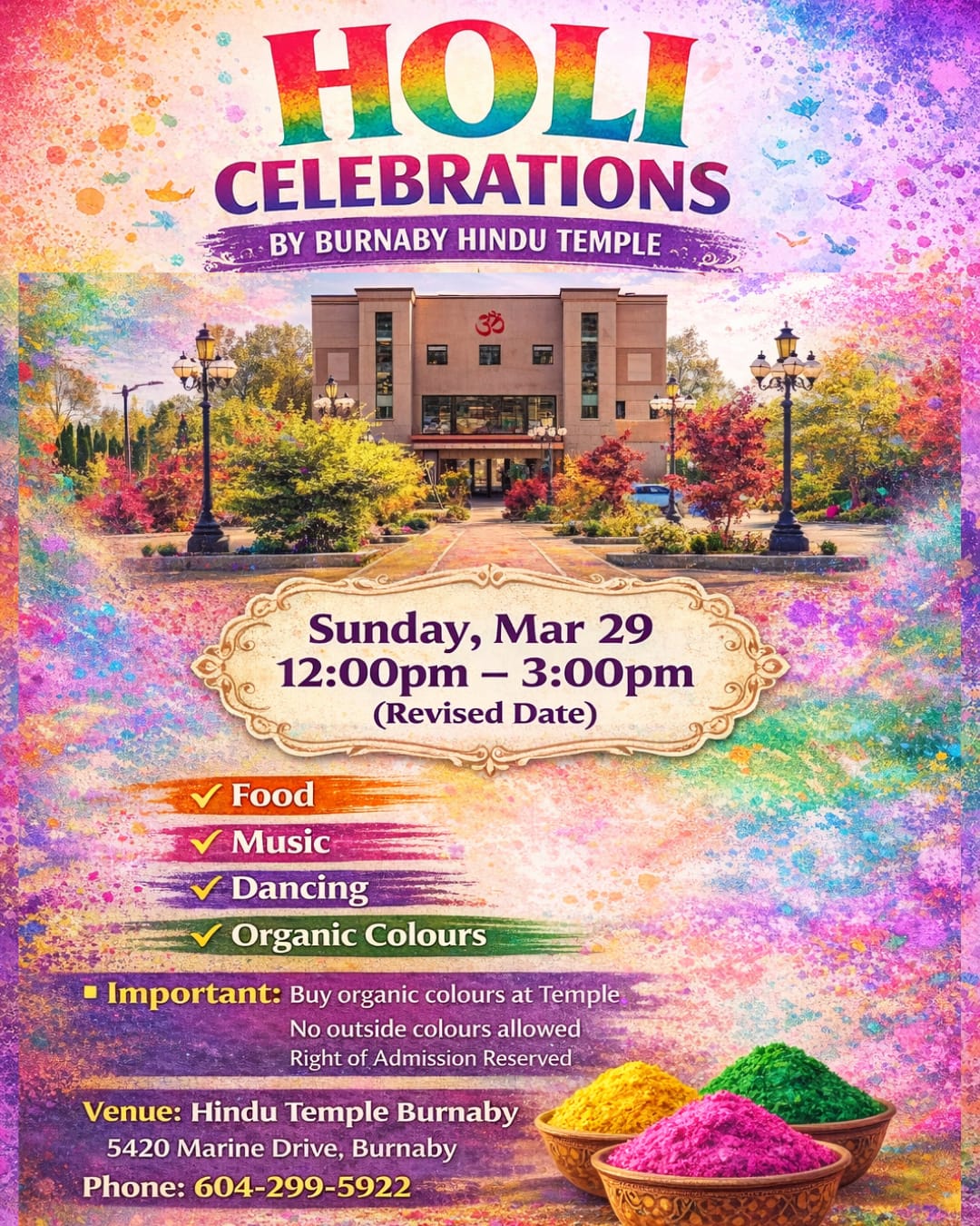 Holi Celebration in Burnaby - Bringing Colors to the Community - ATI ...